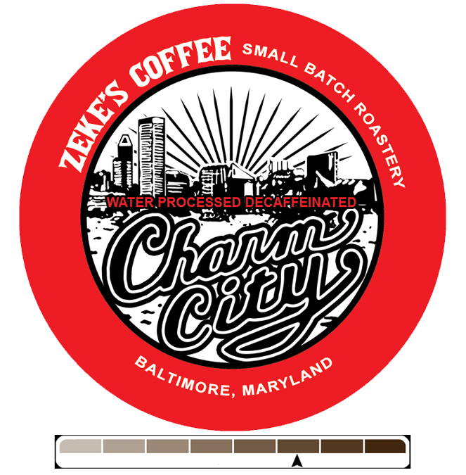 Decaffeinated Charm City Blend (Z-cups) – Zeke's Coffee